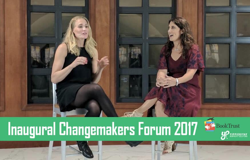 Amy Friedman CEO of Book Trust at Inaugural Changemakers Forum